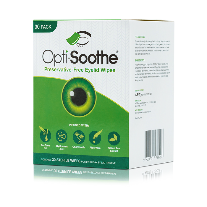 Opti-Soothe® Preservative-free Eyelid Wipes